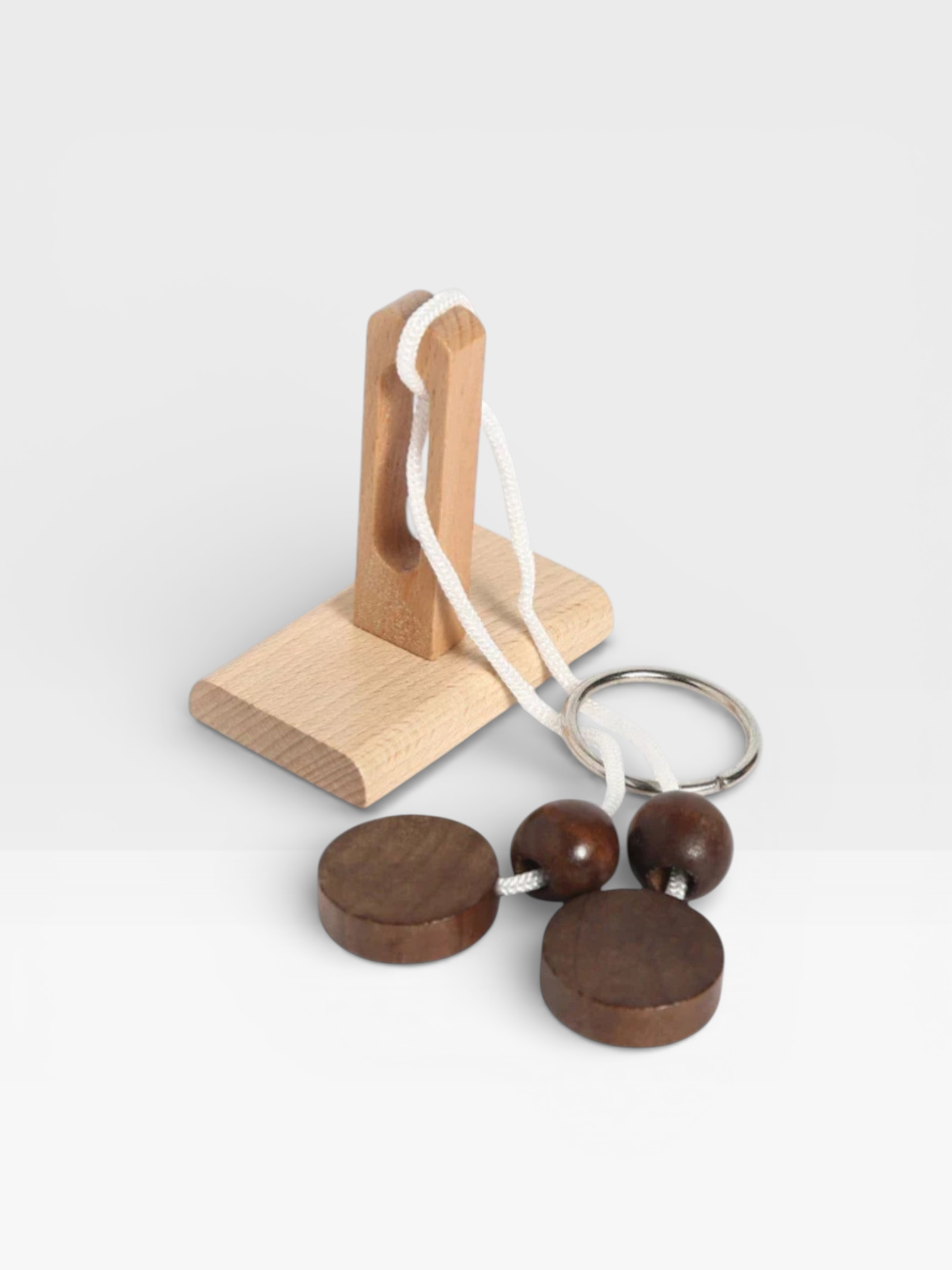 Classic Wooden Rope Puzzle Brain Teaser Toy for Kids & Adults – UNIVEA